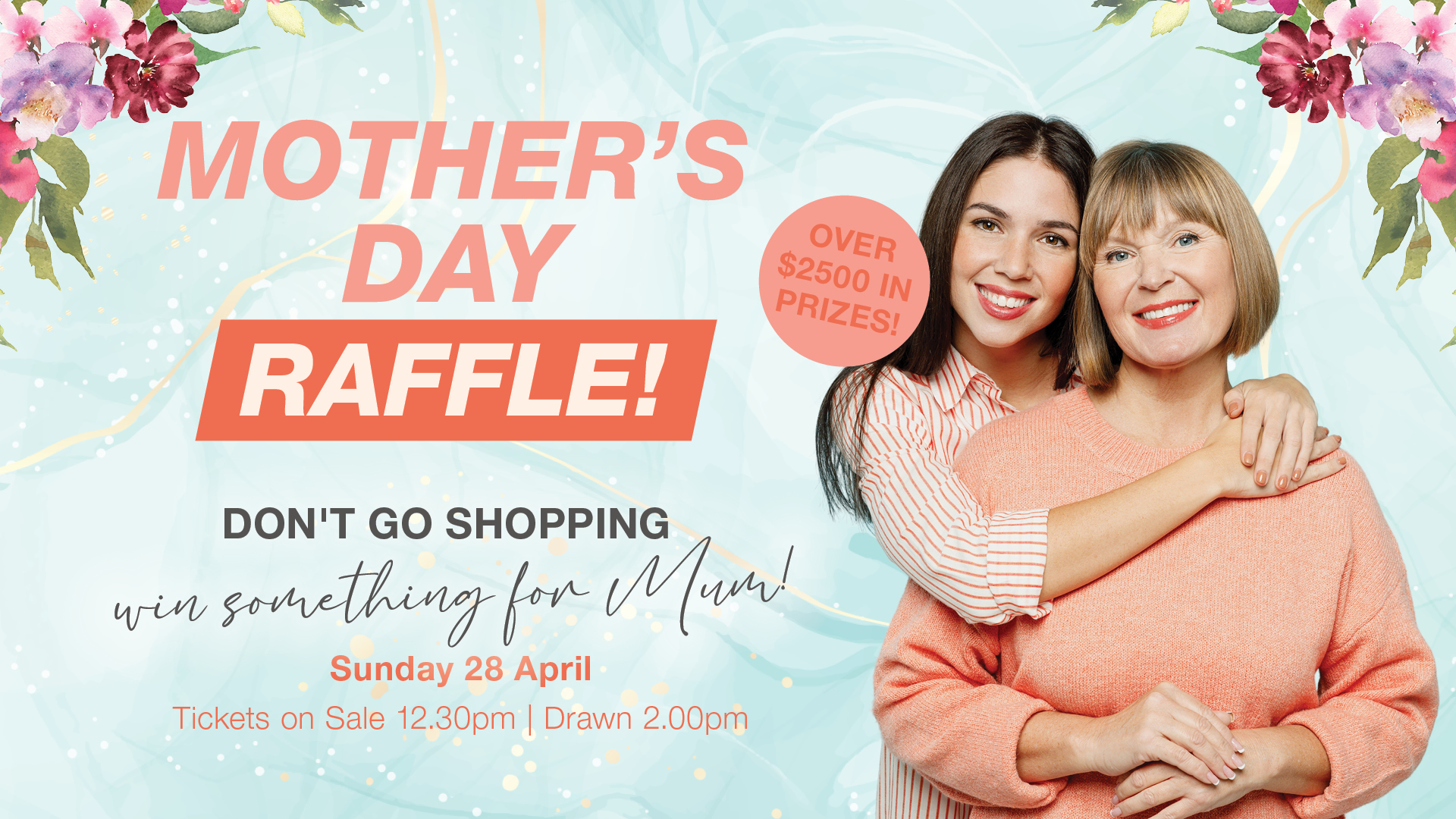 Join us for our Monthly Major Raffle!